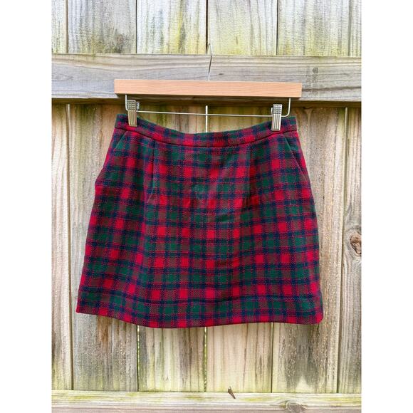 Pendleton | Skirts | Reworked Vintage Pendleton Wool Plaid Mini M ...
